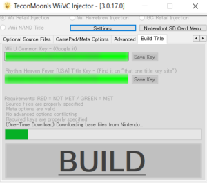 【WiiU】Wii&GCゲームをVC化【WiiVC Injector】 - How A to Z